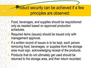 Food storing-and-issuing-control | PPT