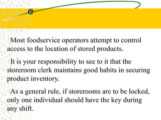 Food storing-and-issuing-control | PPT