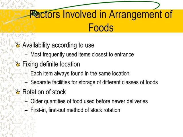 Food storing-and-issuing-control | PPT