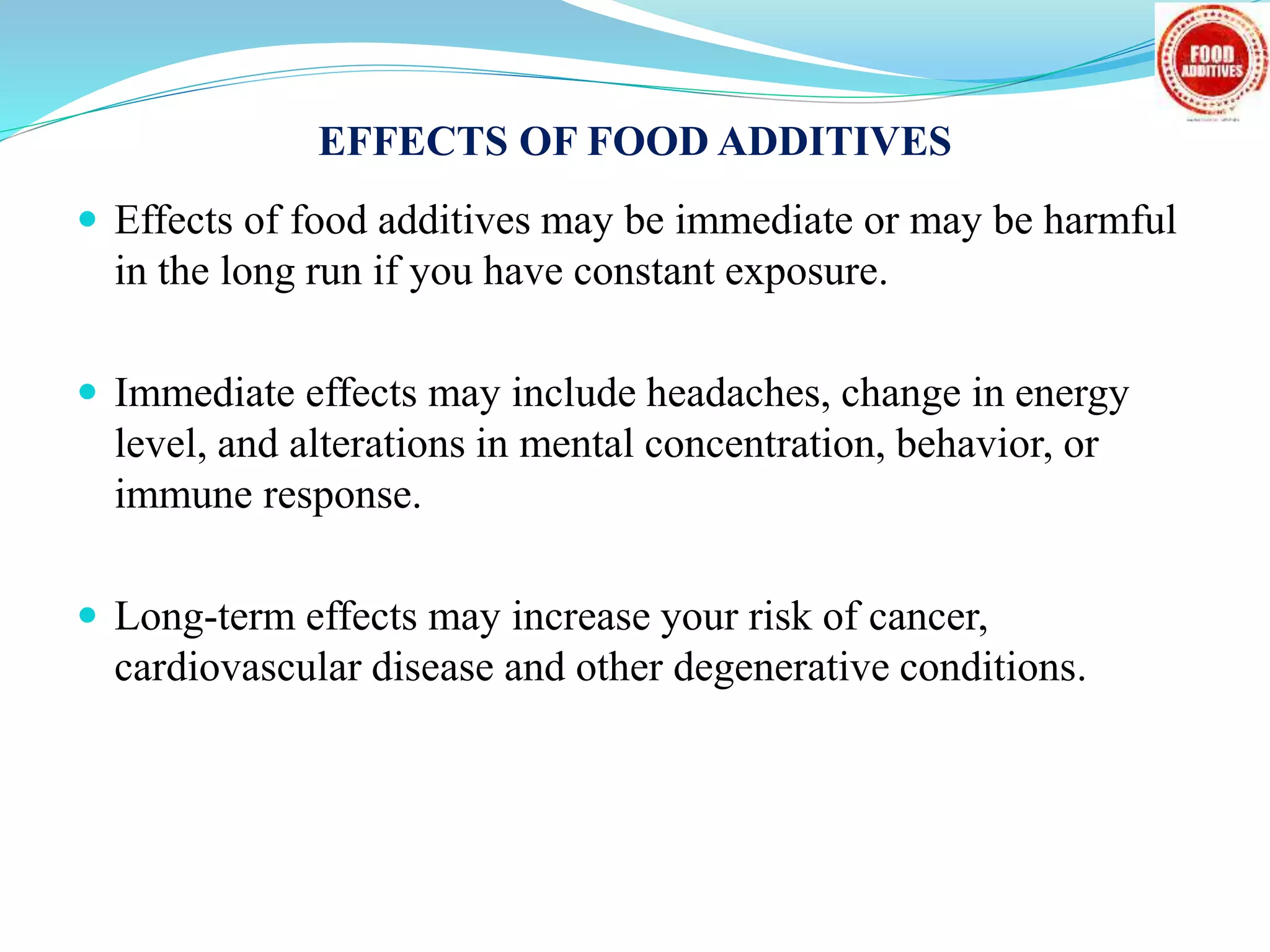 Food Additive | PPTX