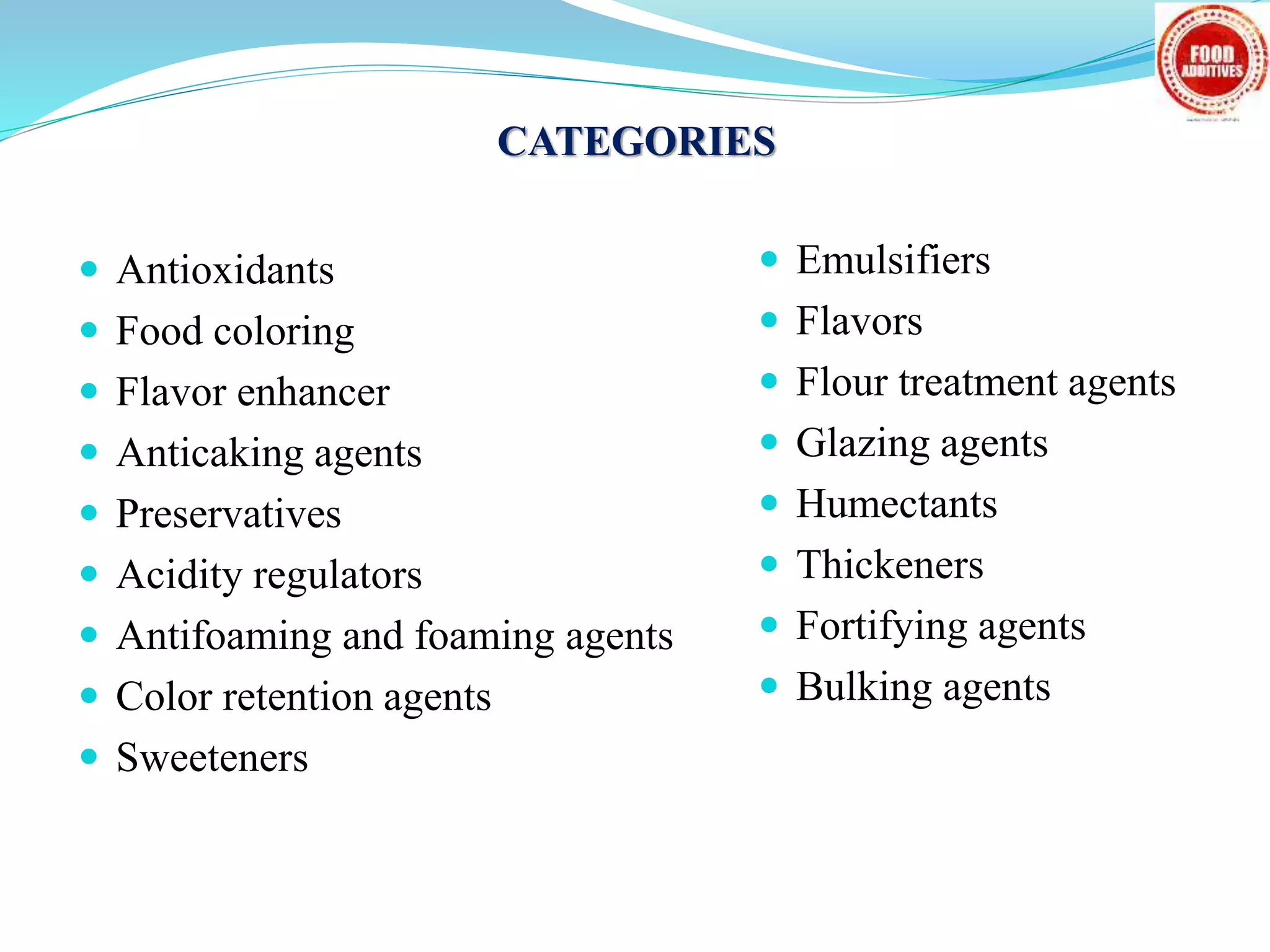 Food Additive | PPTX