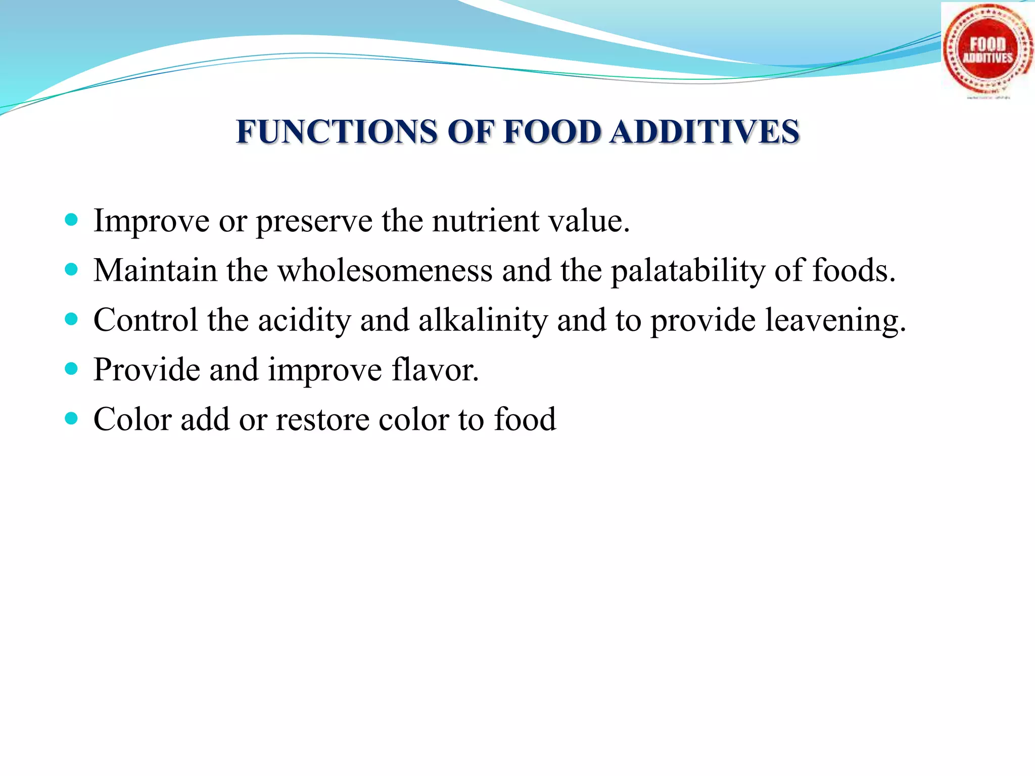 Food Additive | PPTX