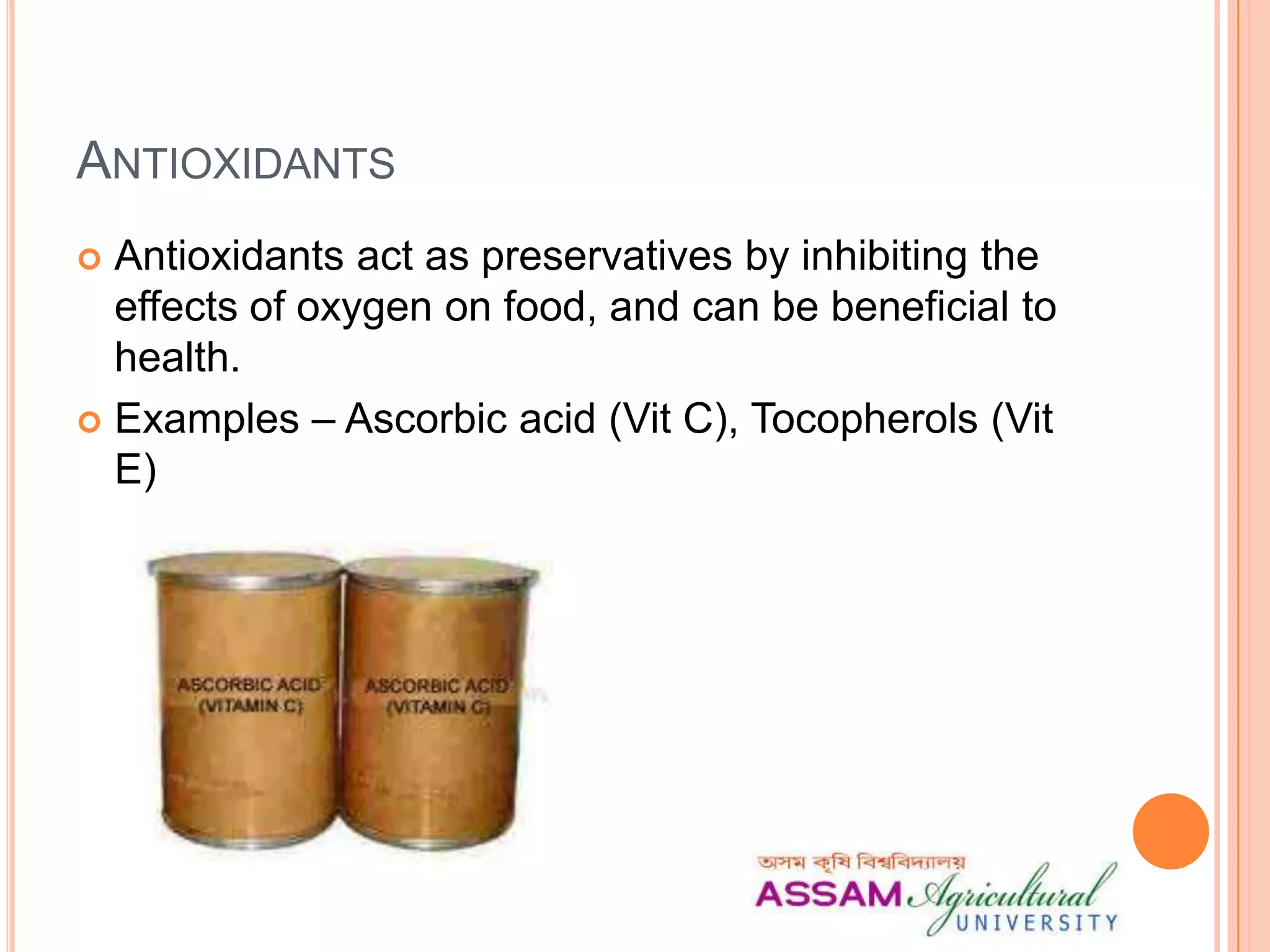 Addtives in Food | PPTX
