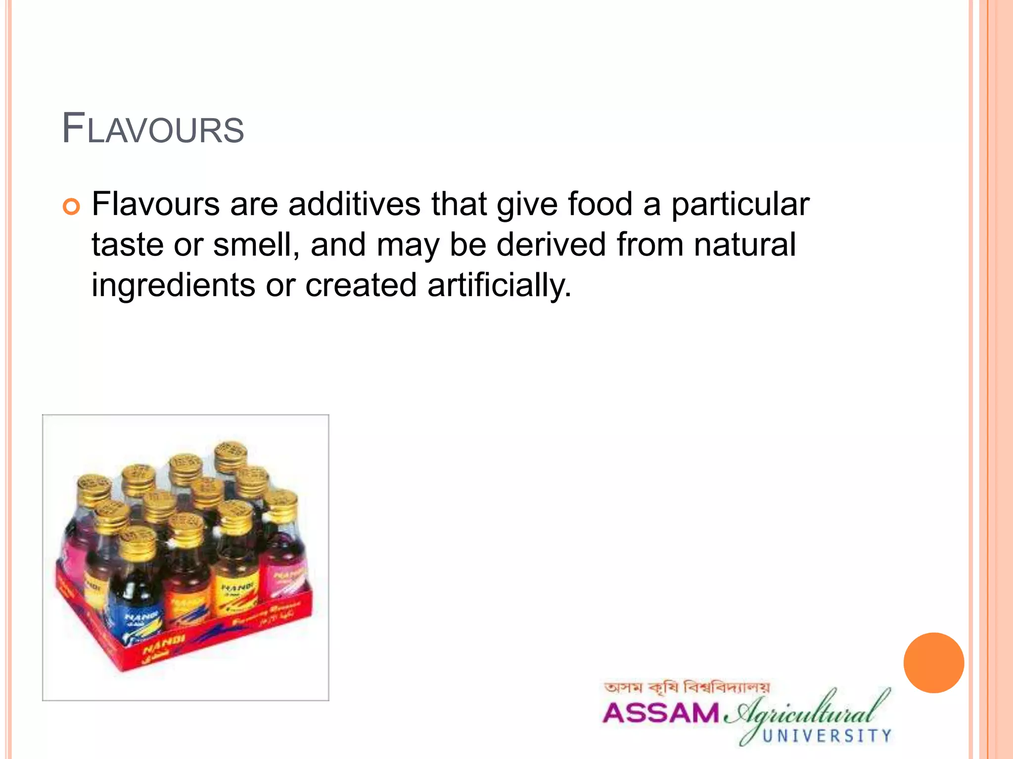 Addtives in Food | PPTX