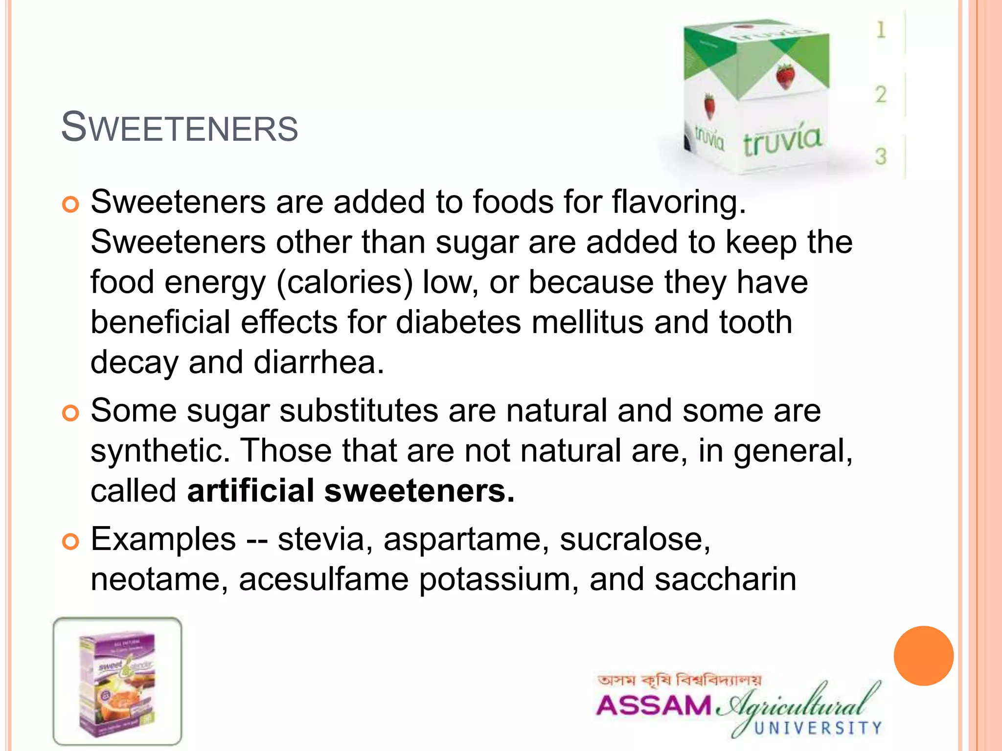 Addtives in Food | PPTX