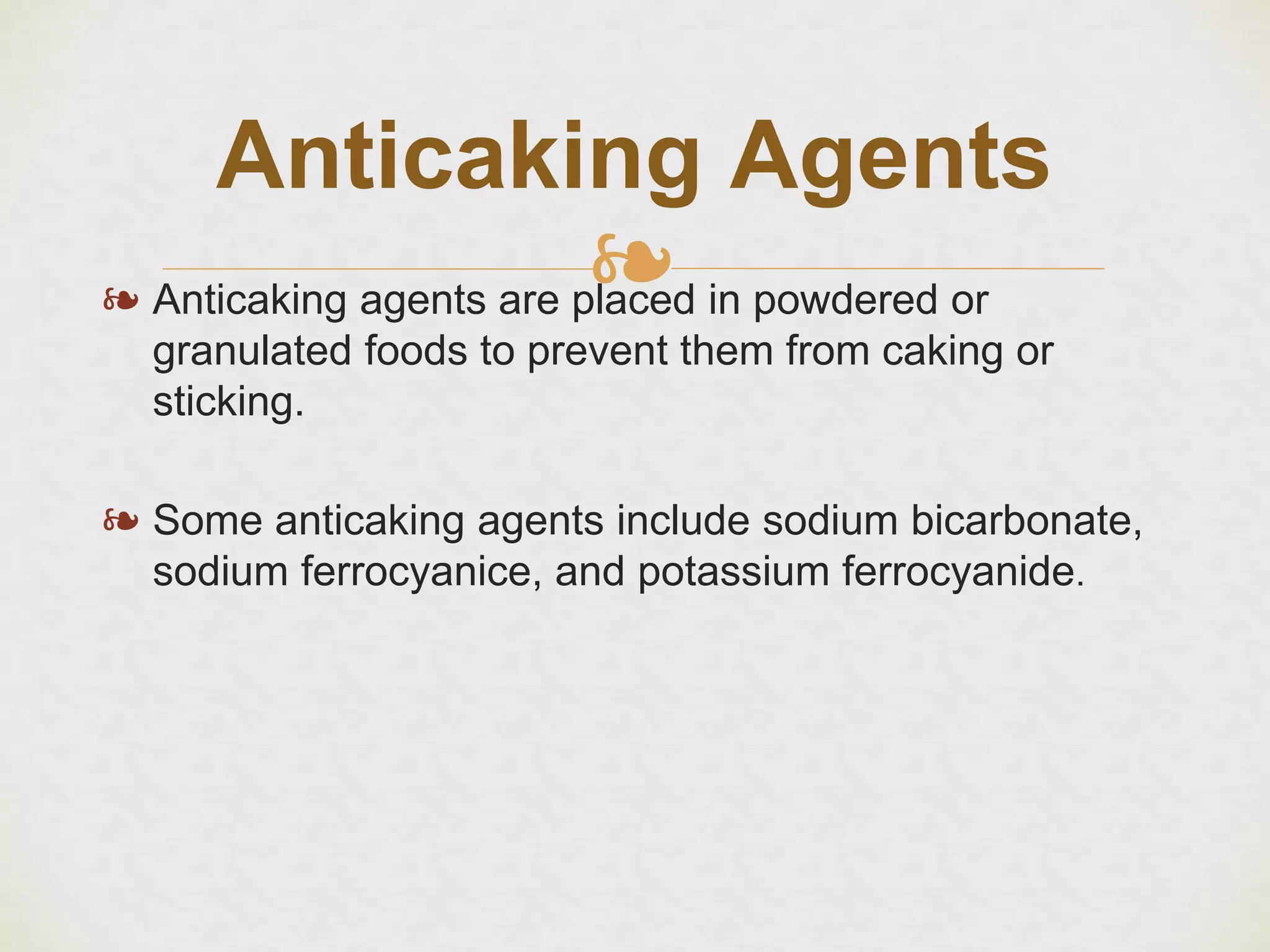 Food Additives | PPTX