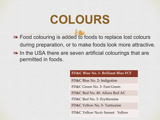 Food Additives | PPTX