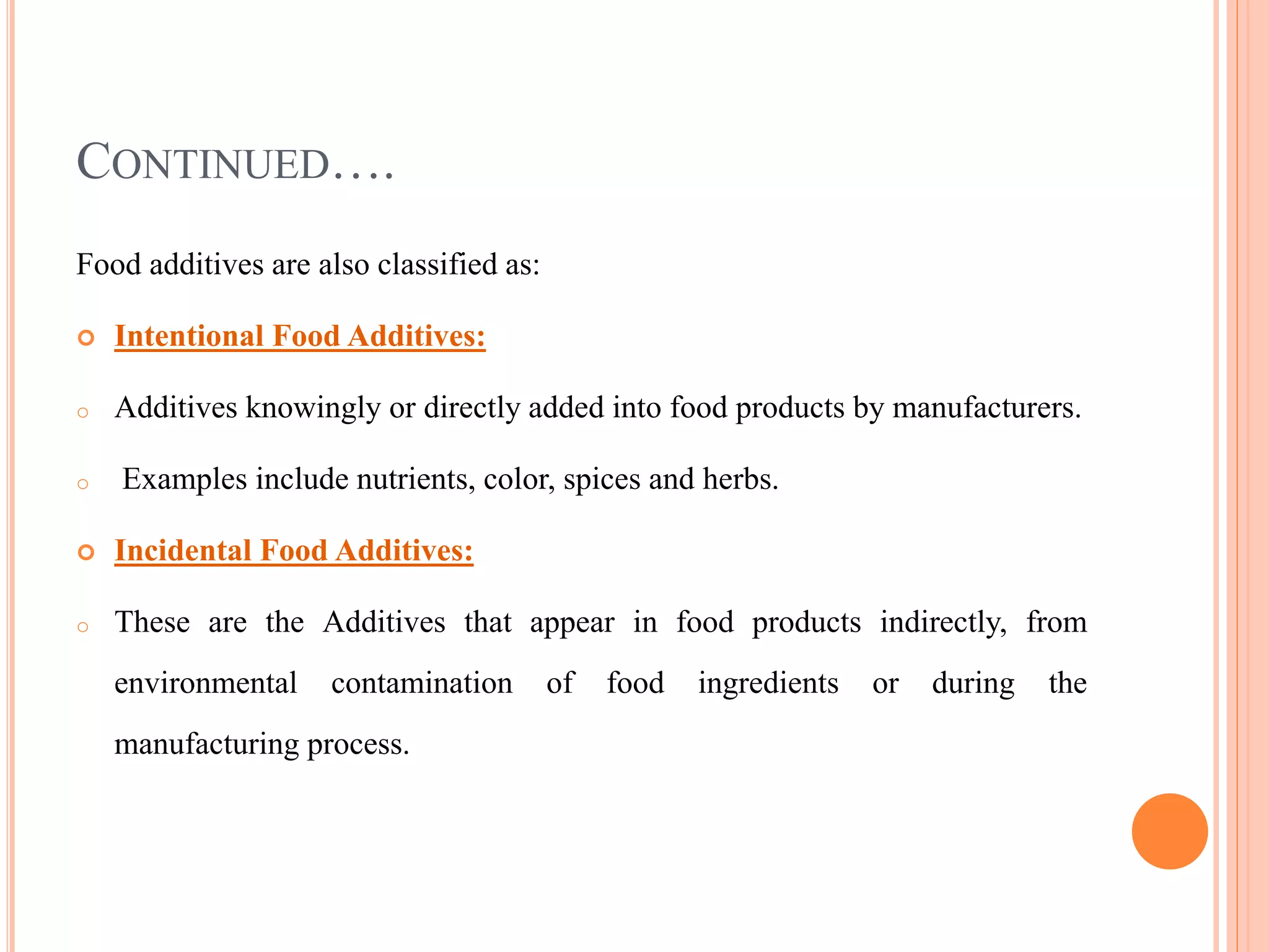 Food additives | PPTX
