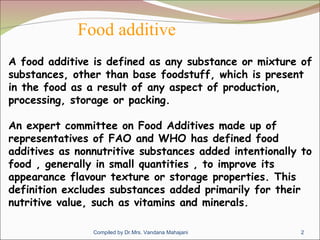 Food additives | PDF