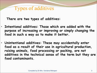 Food additives | PDF