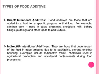 Food additives | PPTX