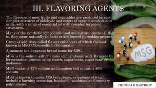 Food additives : An overview | PPTX