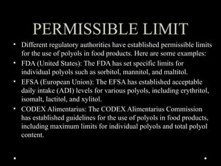 FOOD ADDITIVES presentation which focus on different types of food ...