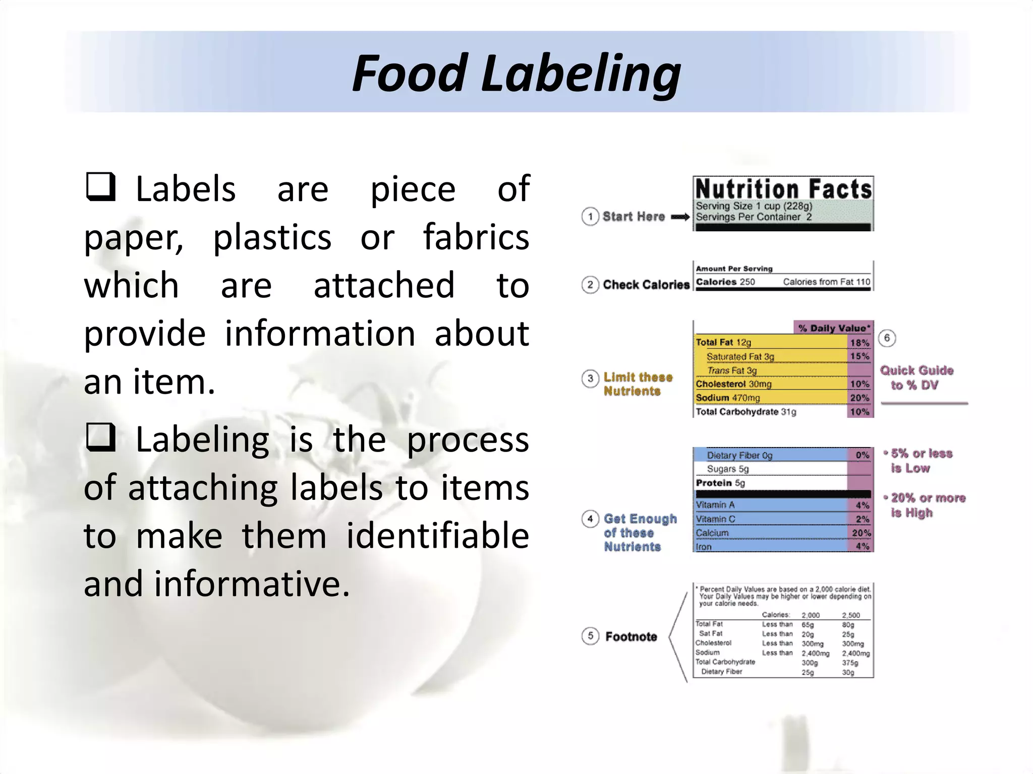Food additives, adulteration and misbranding | PDF