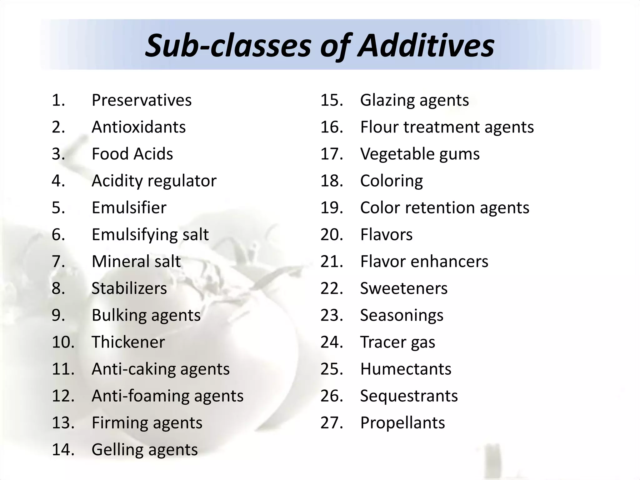 Food additives, adulteration and misbranding | PDF