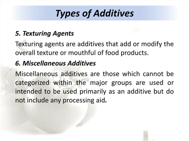 Food additives, adulteration and misbranding | PDF