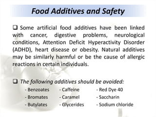 Food additives, adulteration and misbranding | PDF