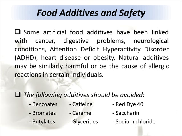 Food additives, adulteration and misbranding | PDF