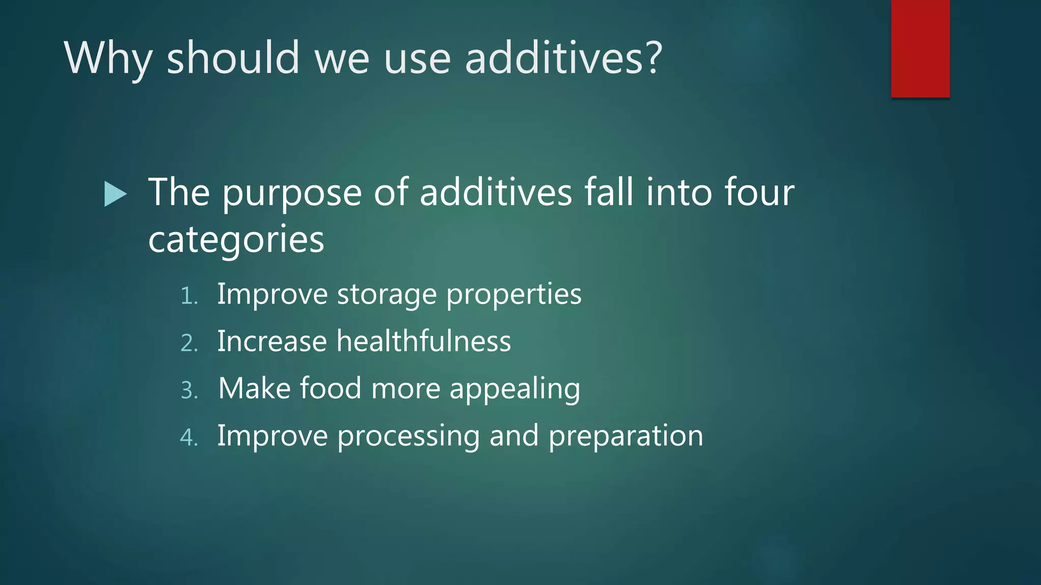 Food additives and preservatives | PPTX