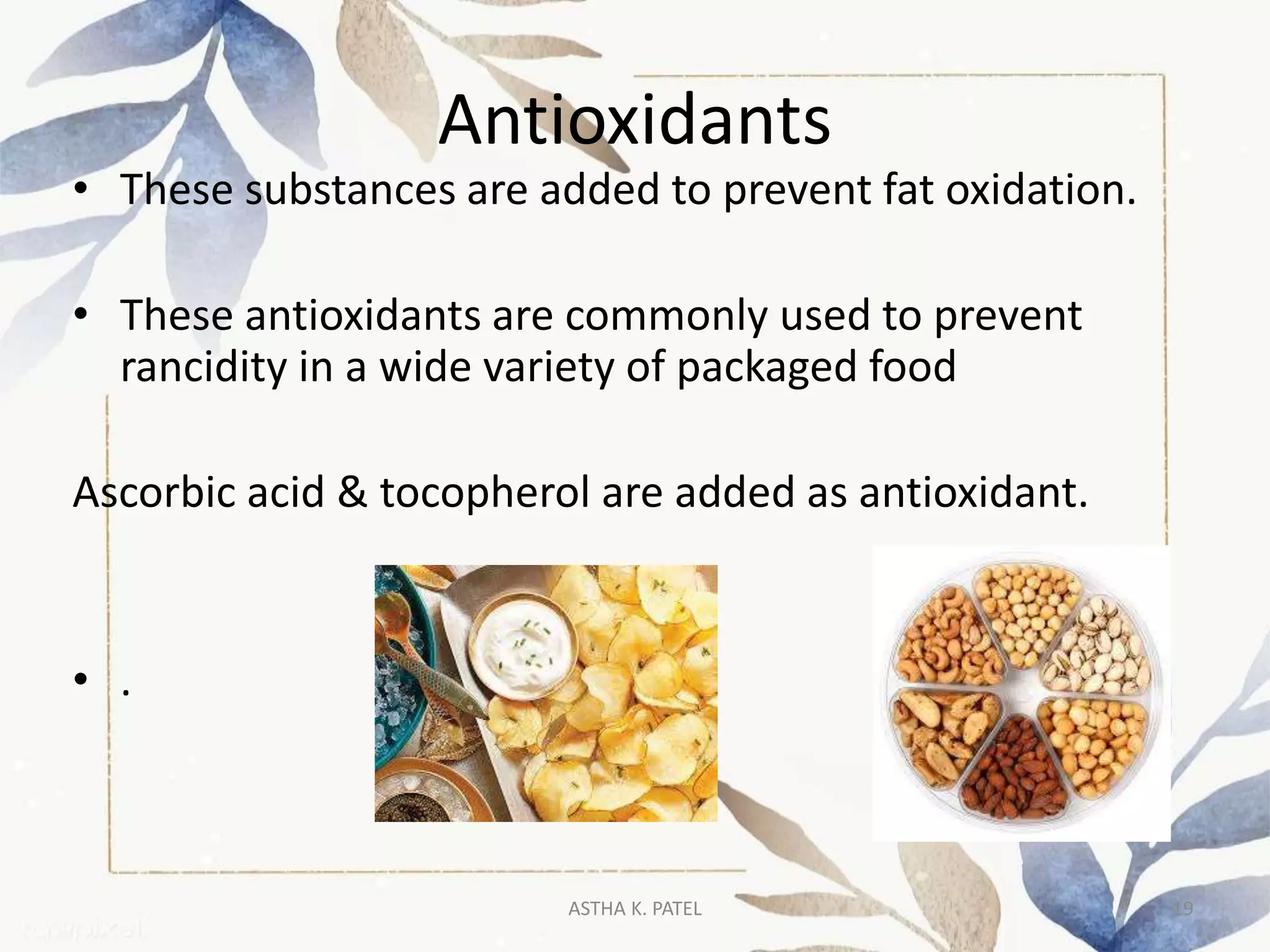 Food Additives | PPTX