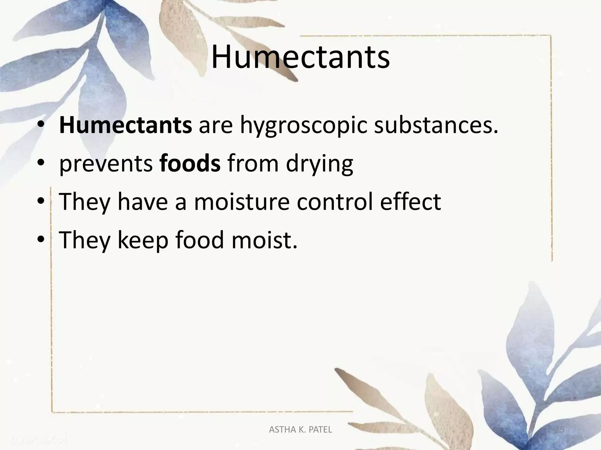 Food Additives | PPTX