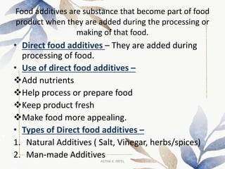 Food Additives | PPTX