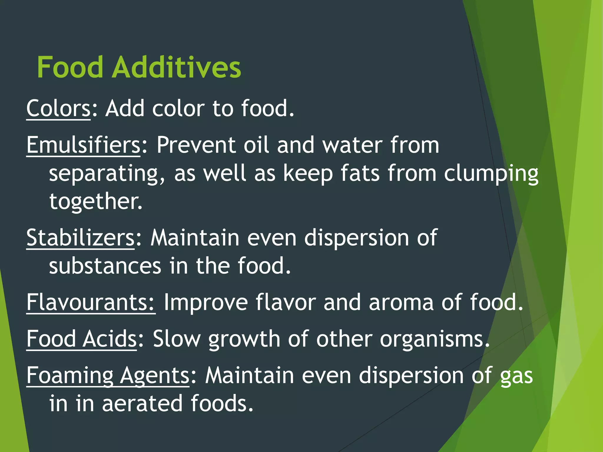 Food additives by shahla abid | PPT