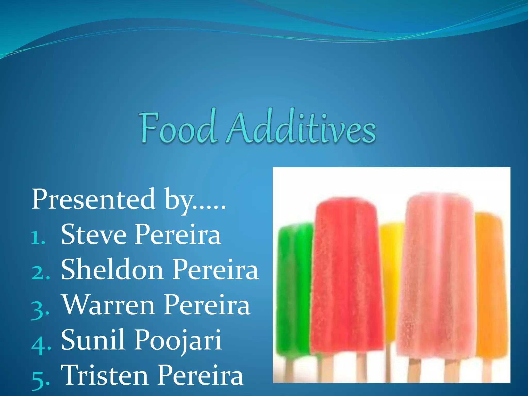 Food additives (elenka maam | PPT