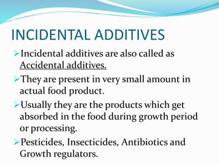 Food additives (elenka maam | PPT