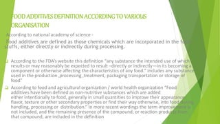 Food additives | PPTX