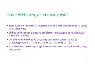 Food Additives from the Consumers Perspective | PDF