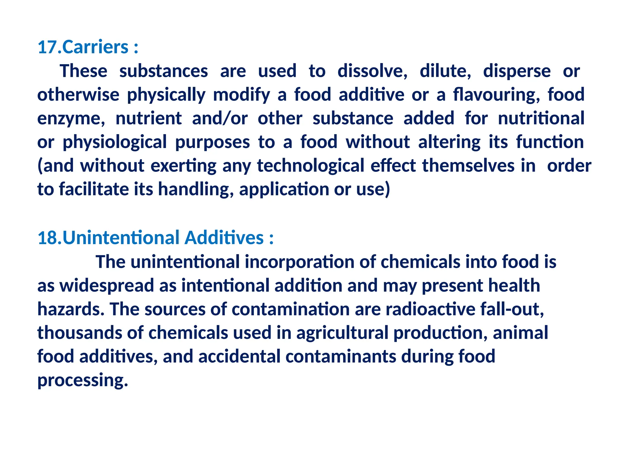 DETAILED STUDY ON FOOD ADDITIVES IN PROCESSING AS QUALITY ENHANCER | PPTX