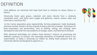 Food additives | PPTX