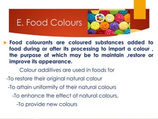 Food additives pdf | PDF