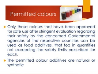 Food additives pdf | PDF