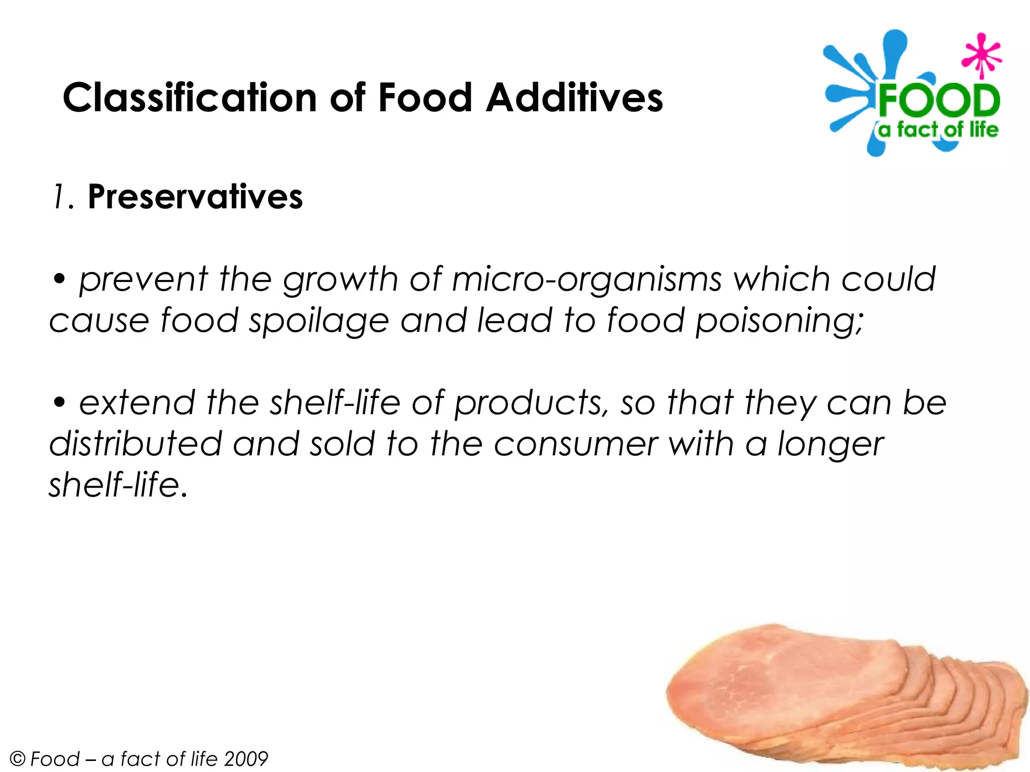 Food additives ppt | PPT
