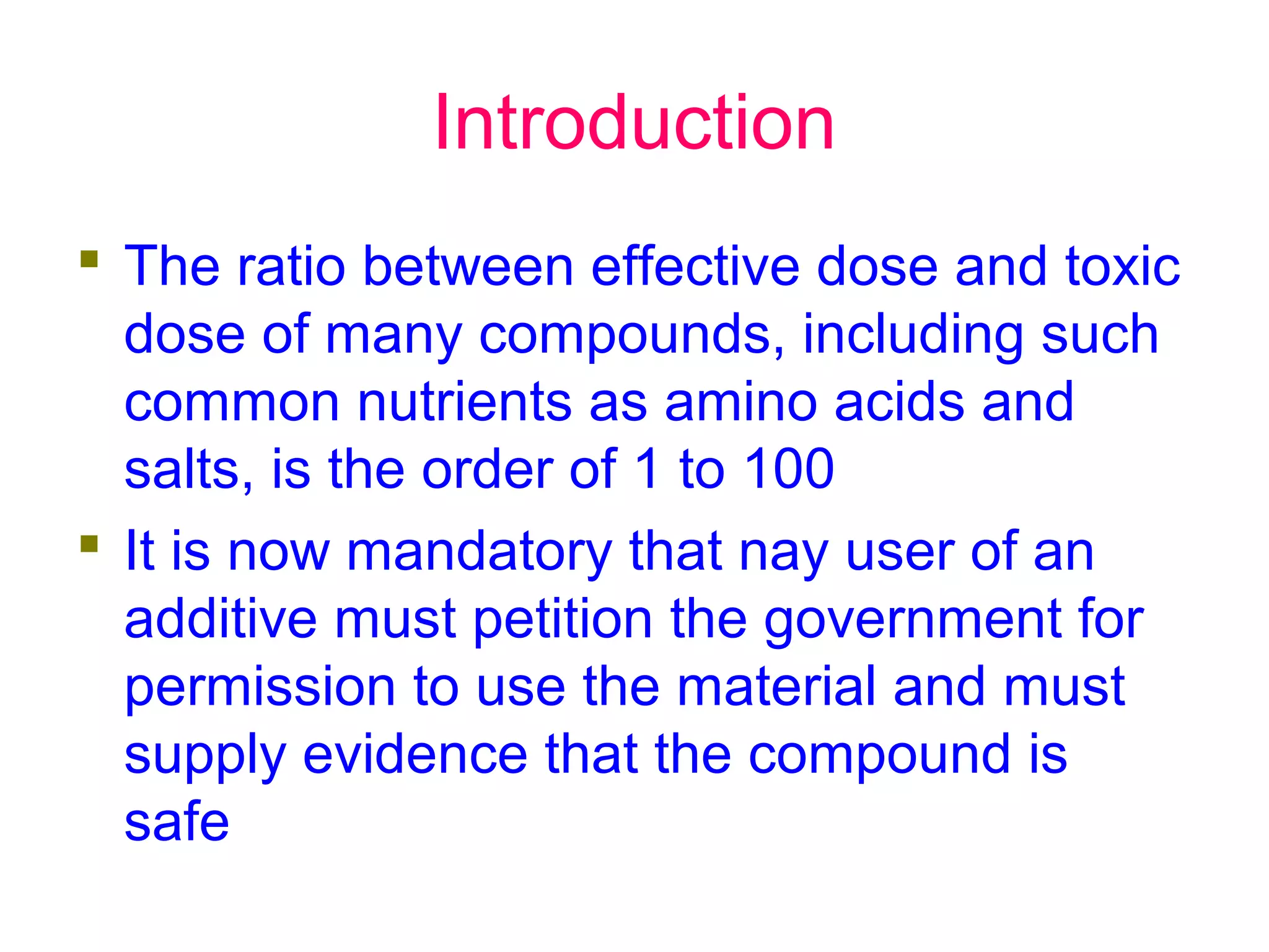 Food additives ppt | PPT