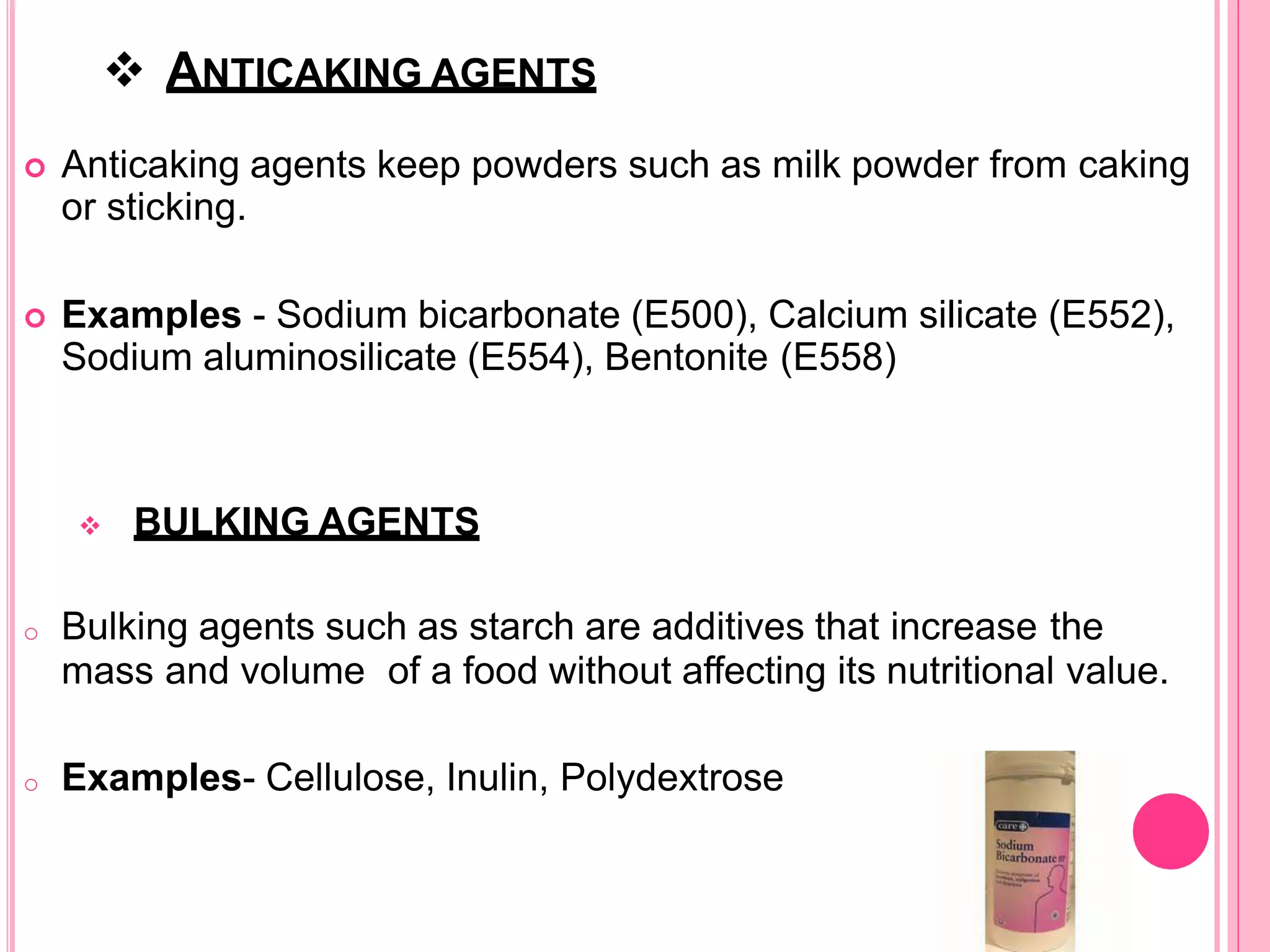 Food additives ppt | PPTX