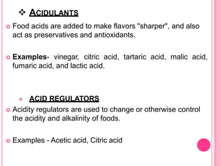 Food additives ppt | PPTX