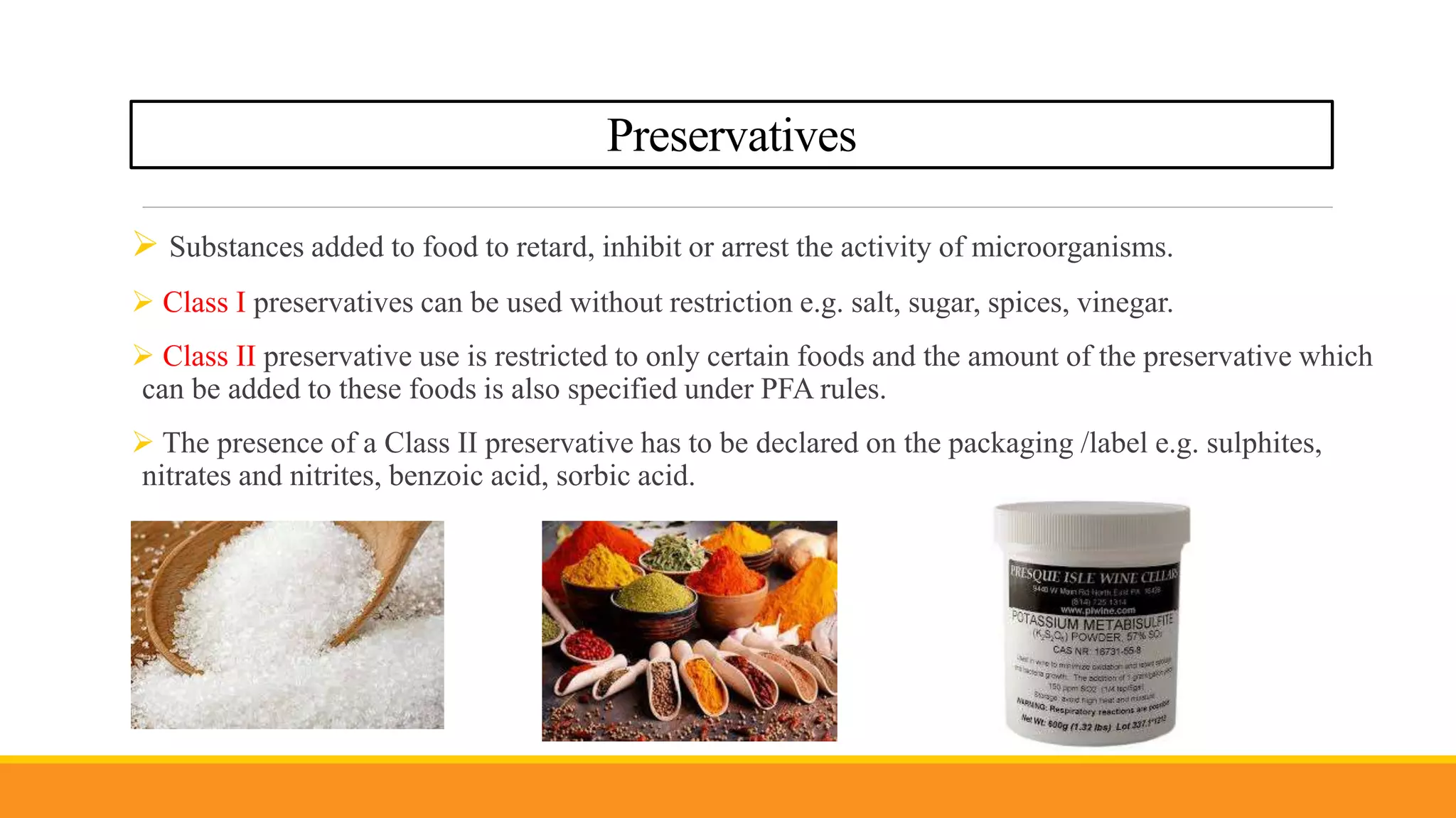 Food additives used in fruit based beverages | PPTX