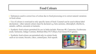 Food additives used in fruit based beverages | PPTX