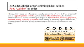 Food additives used in fruit based beverages | PPTX