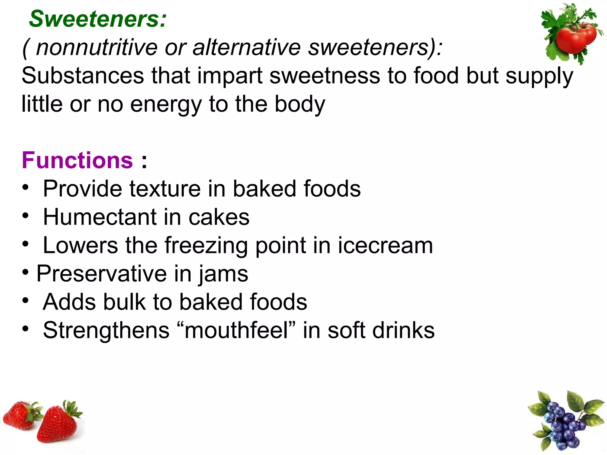 Food additives | PPT