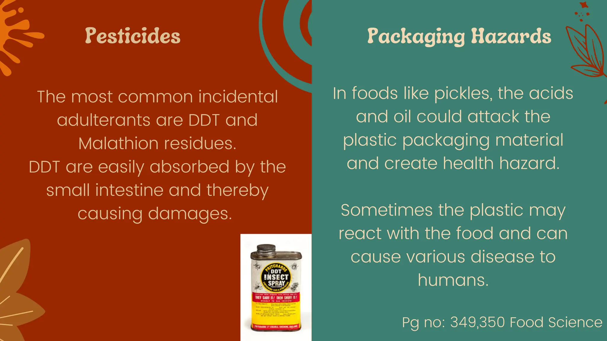 Food Adulterants And Types Of Adulterants In Food Industry Ppt