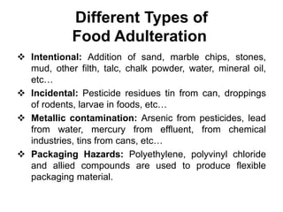 Food Adulteration | PPTX