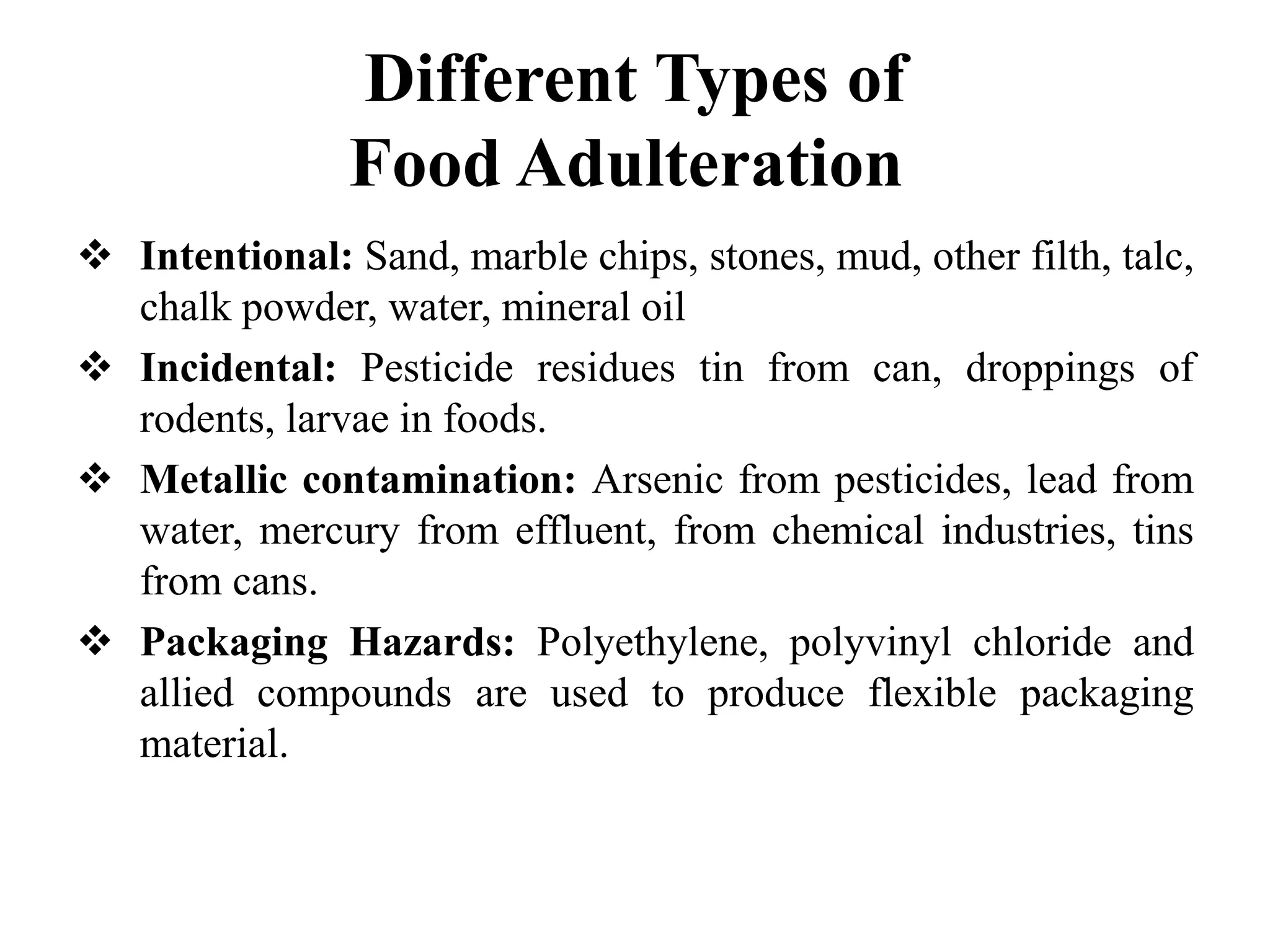 Food adulteration | PPTX