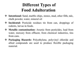 Food adulteration | PPTX