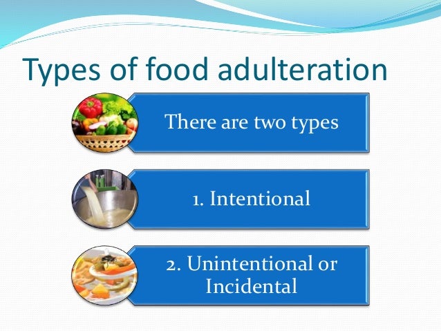 Food adulteration