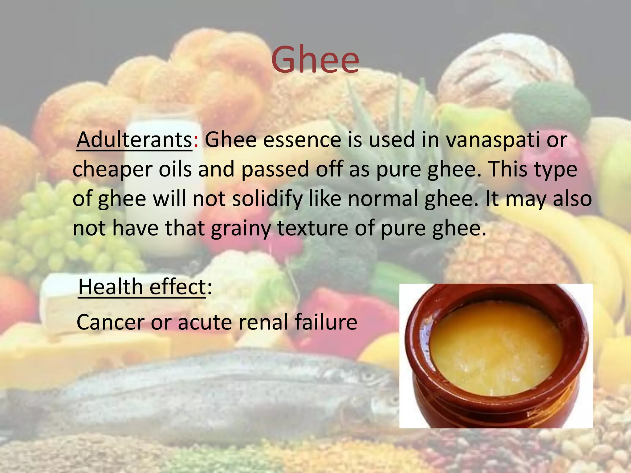 Food adulteration | PPT