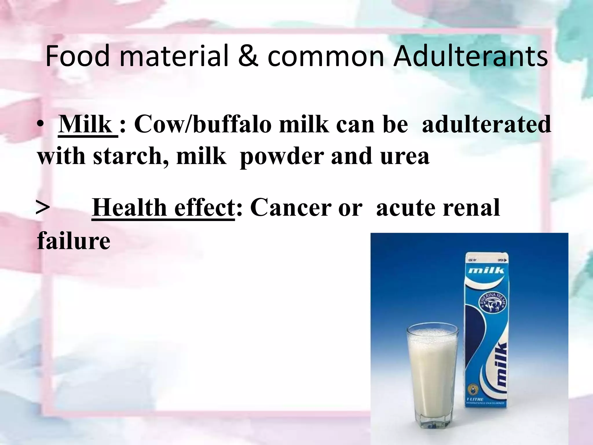 Food adulteration | PPTX